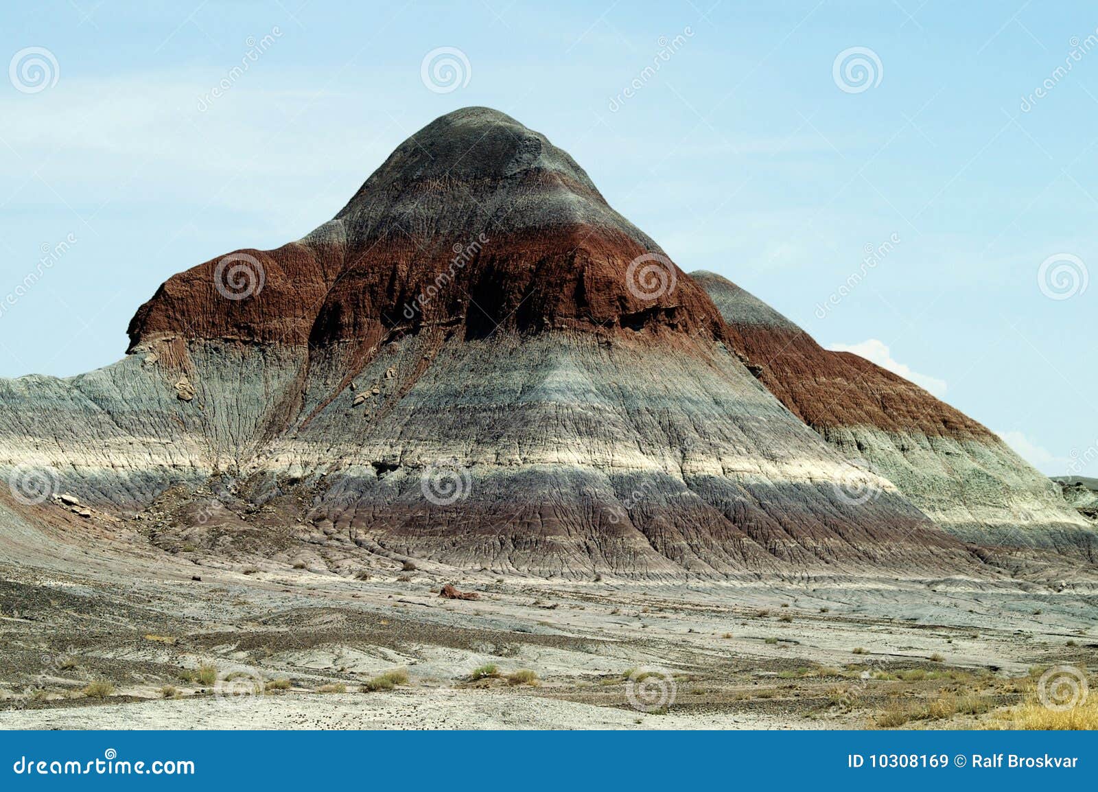 Painted Desert stock image. Image of volcanic, scenic - 10308169