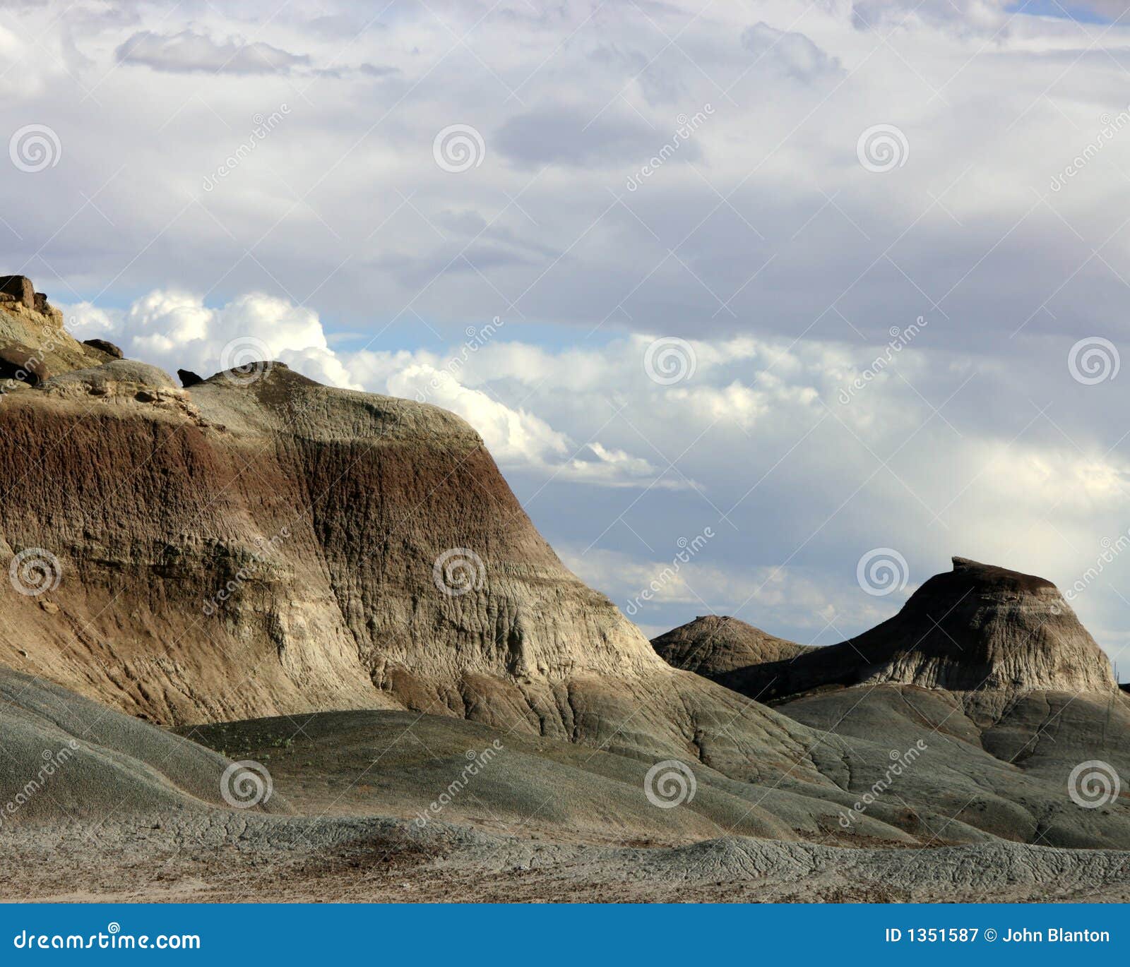 Painted Desert Hills stock image. Image of highway, flagstaff - 1351587
