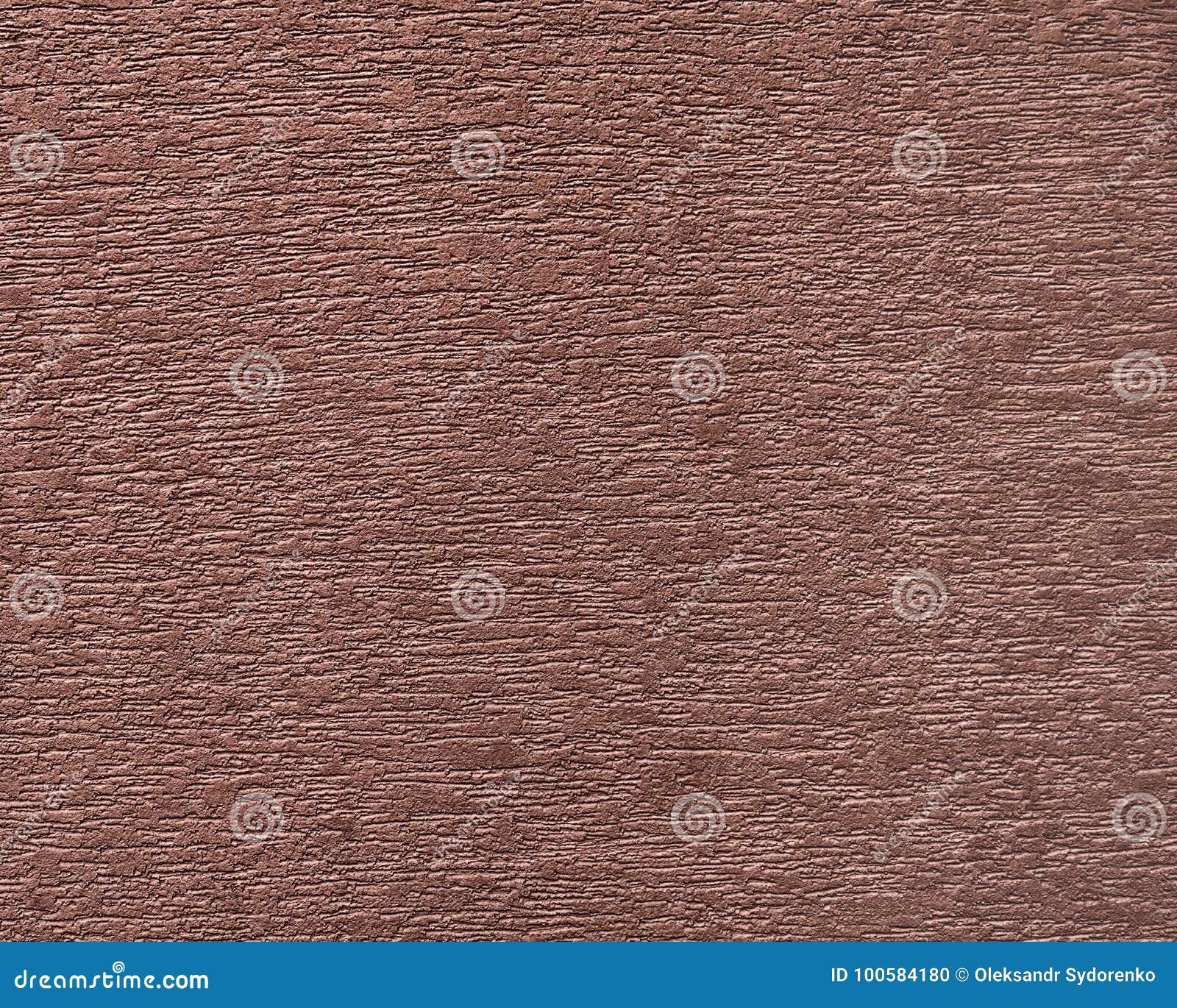 Painted Facade Wall. Building with Structural Vinous Color Paint Stock ...