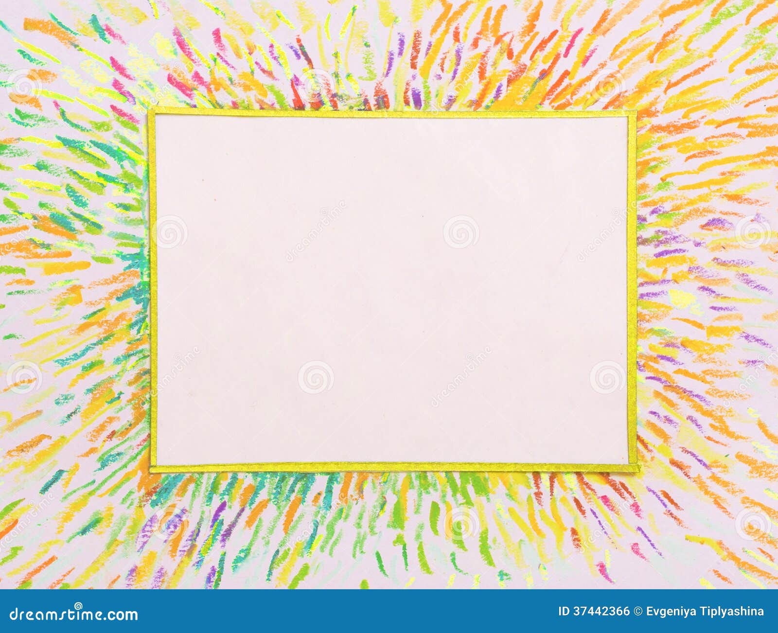 Painted frame colors stock photo. Image of element, rainbow - 37442366