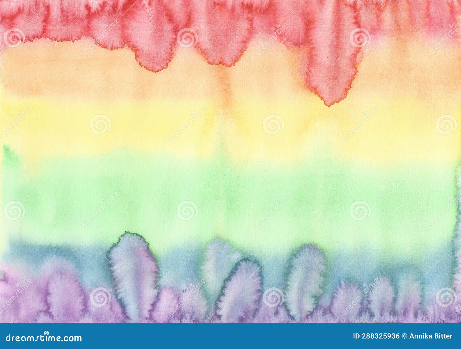 Painted Gradients in Rainbow Colors Stock Photo - Image of painting ...