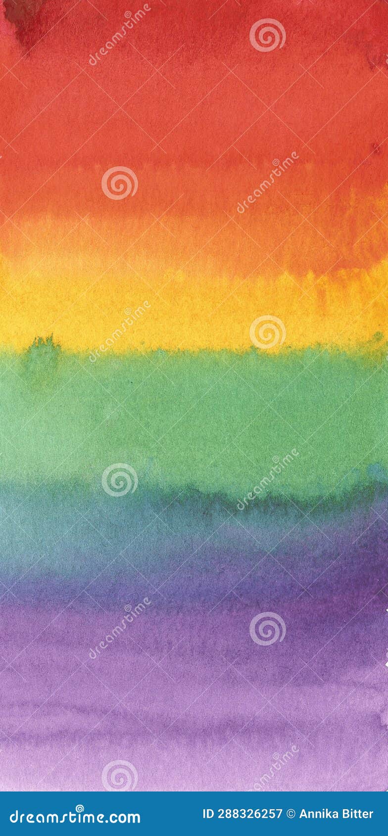 Painted Gradients in Rainbow Colors Stock Image - Image of painting ...