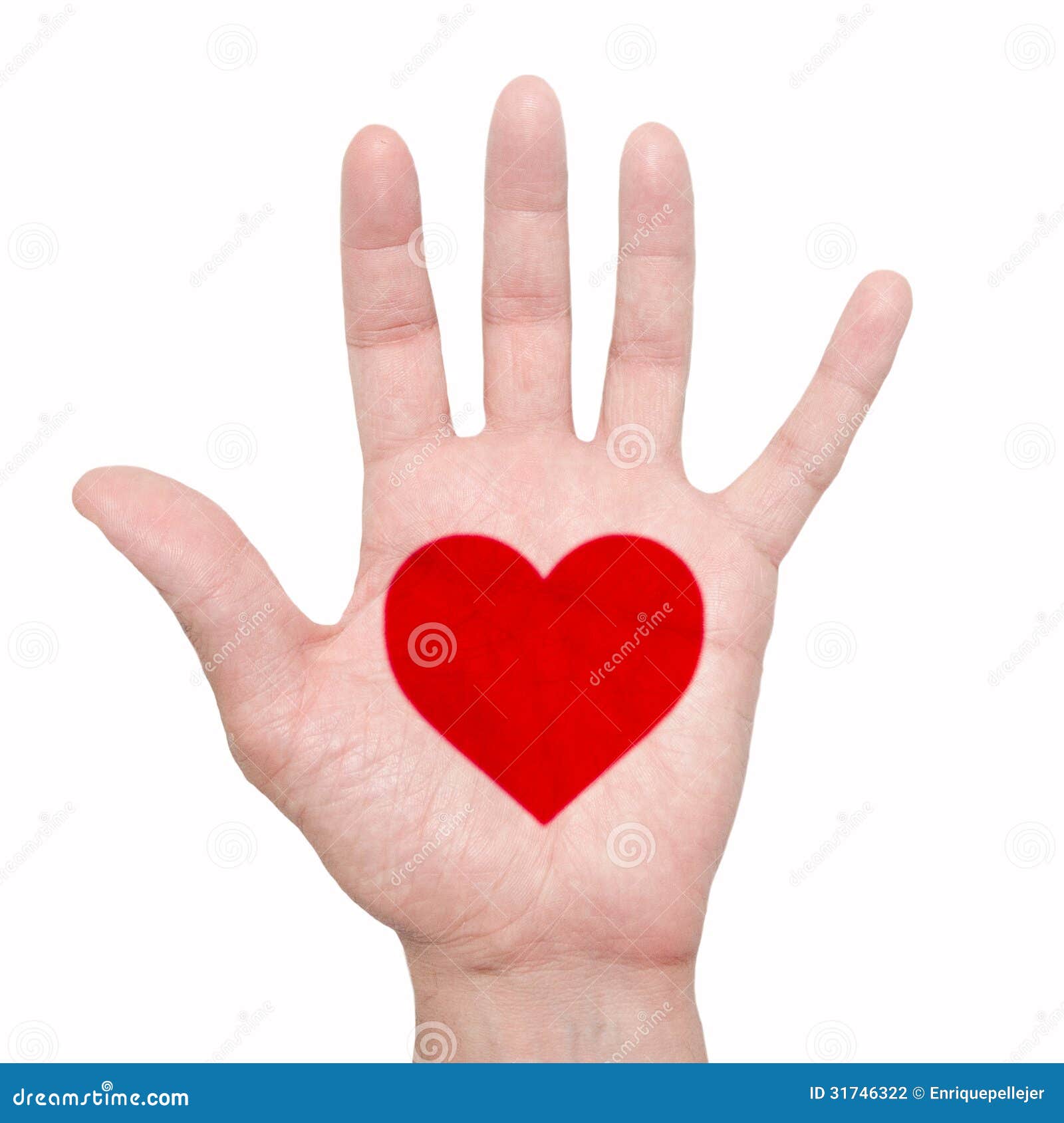 Painted hand stock photo. Image of colorful, painted - 31746322