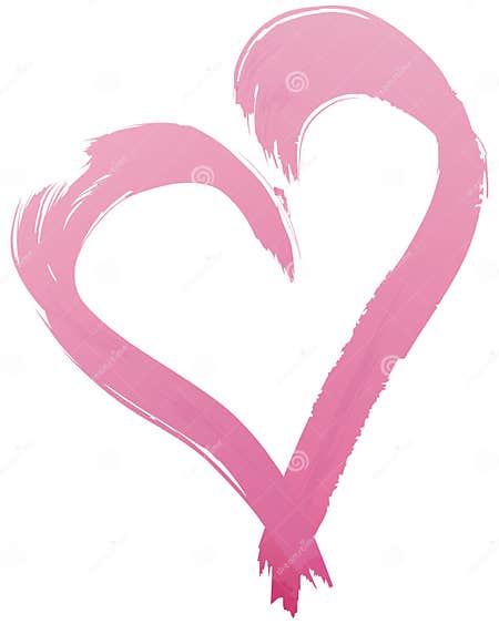 Painted Heart Shape stock vector. Illustration of shape - 31613126