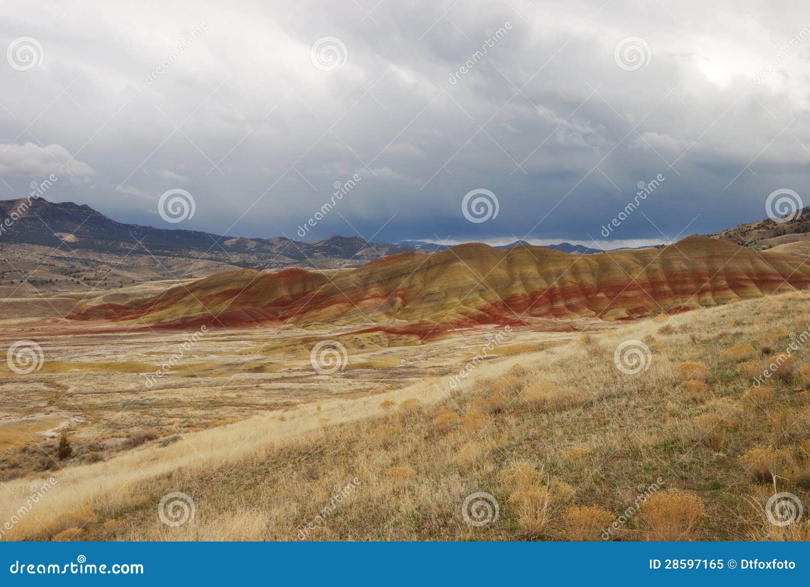 Painted Hills stock image. Image of national, beds, park - 28597165