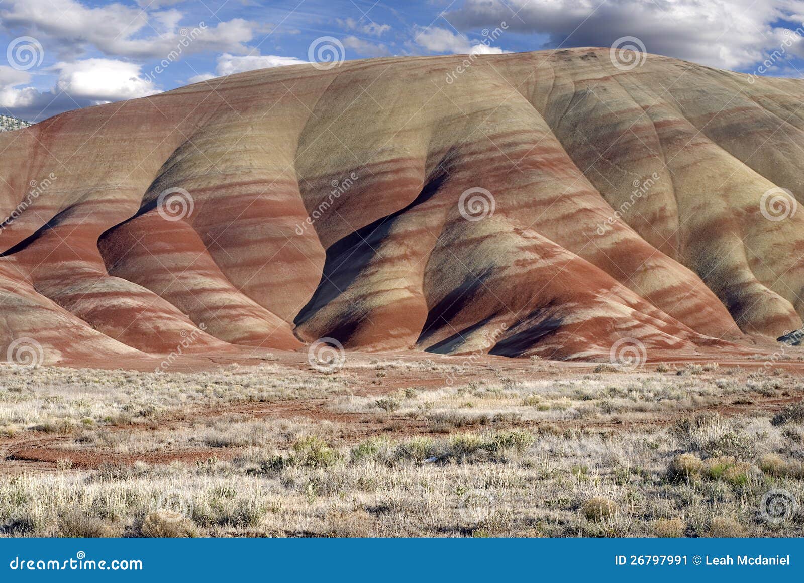 Painted Hills in Oregon stock image. Image of fossil - 26797991