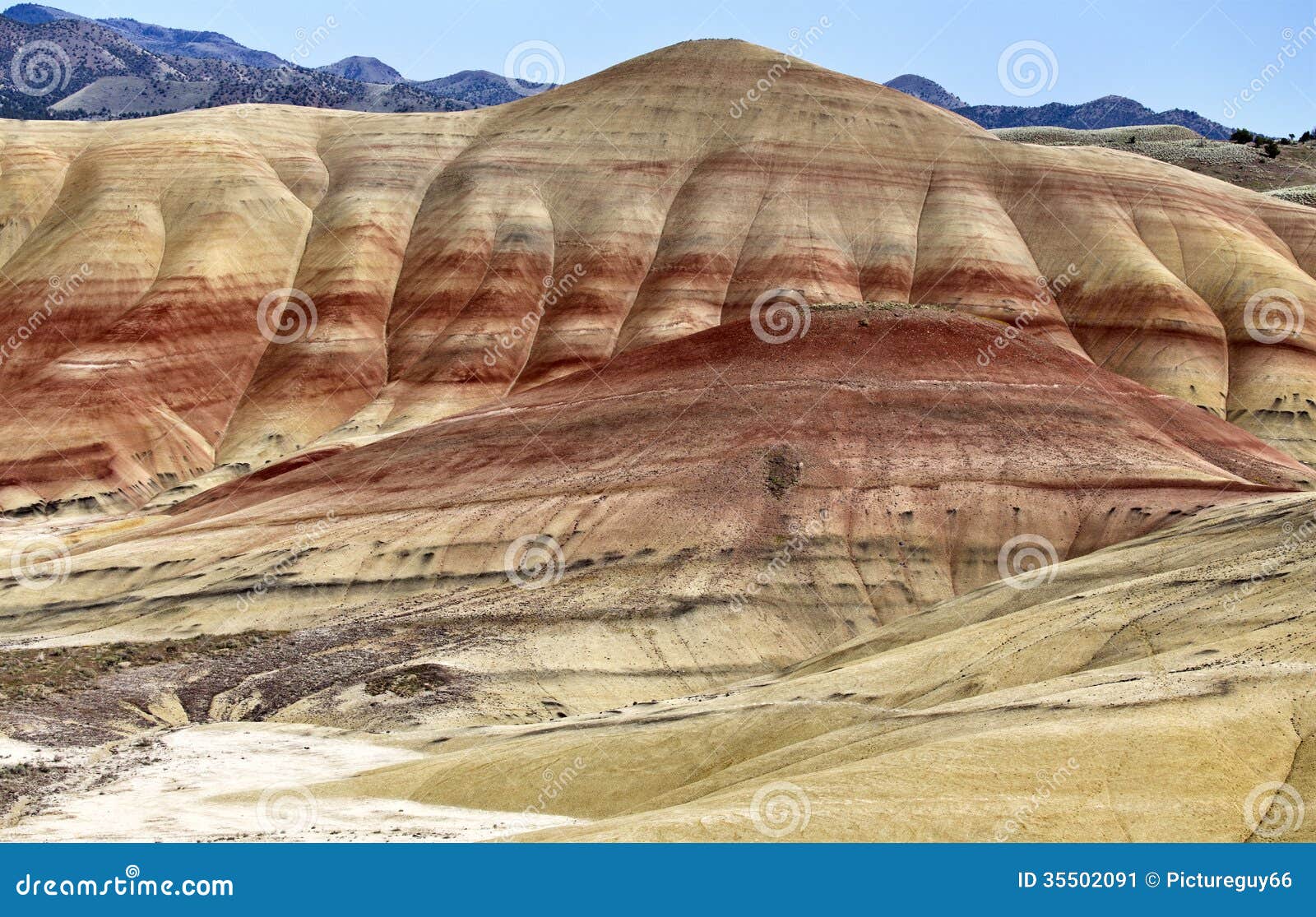 Painted Hills Oregon stock image. Image of landscape - 35502091