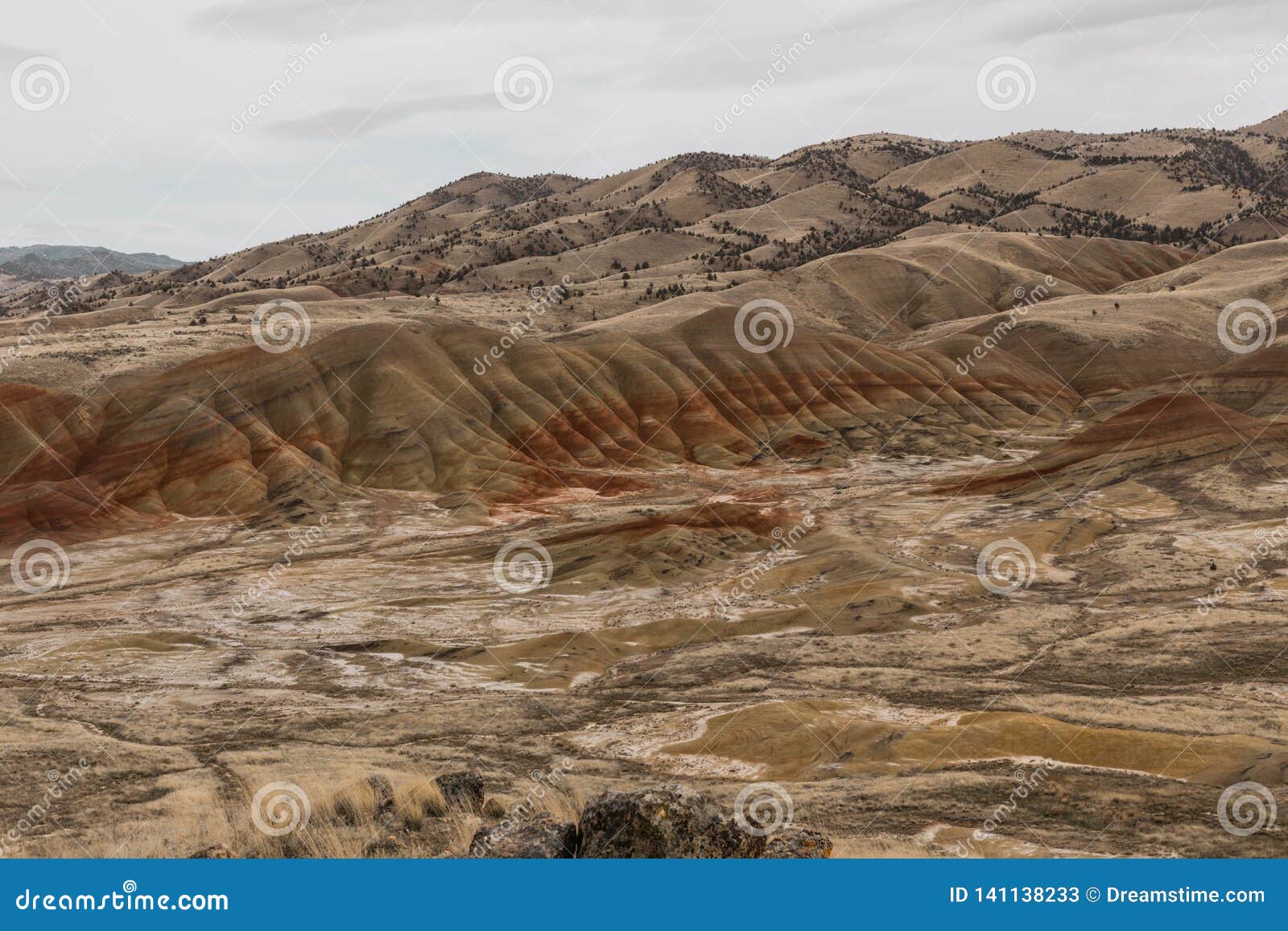 Painted Hills Oregon stock image. Image of painted, oregon - 141138233
