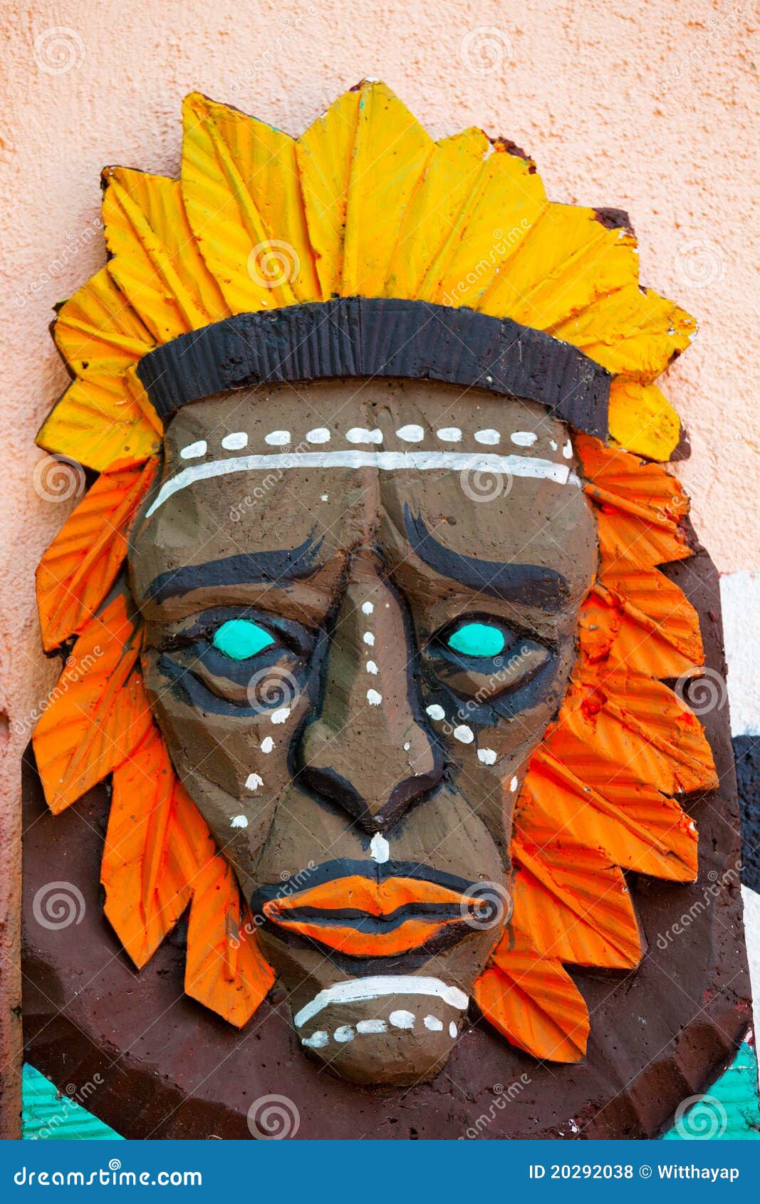 Painted Indian stock photo. Image of sign, pattern, drawing - 20292038