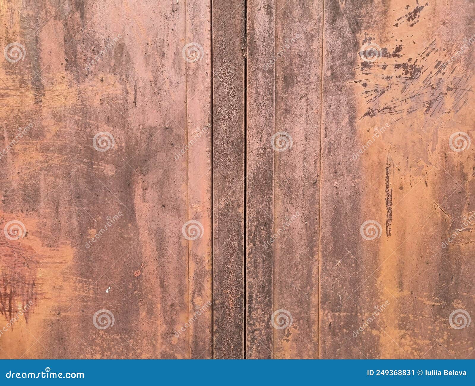 Painted Iron Surface, Rust Iron Wall. Background Pattern Stock Image ...