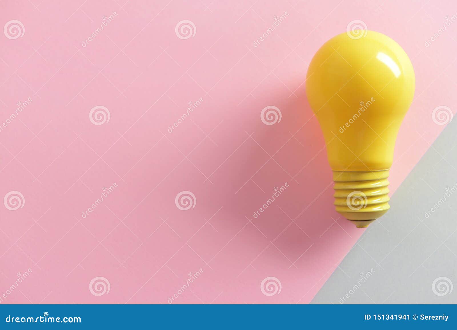 Painted Light Bulb on Color Background Stock Image - Image of text ...