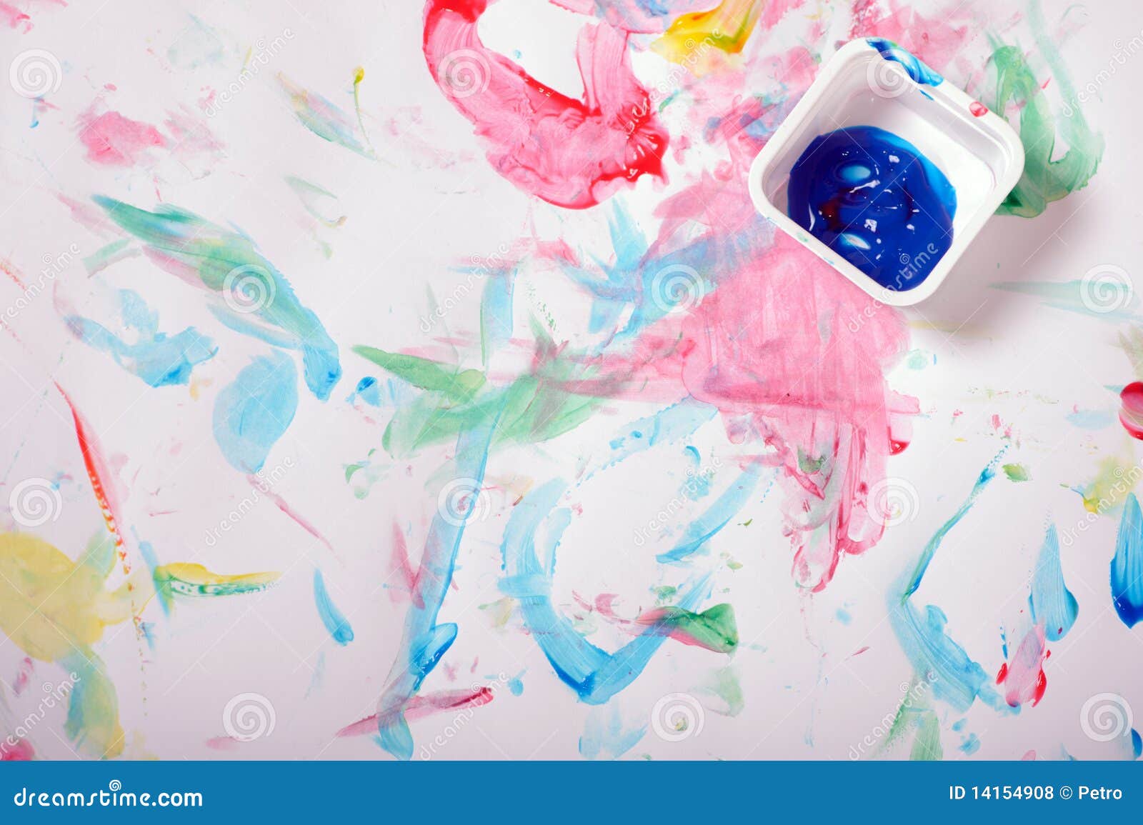 Painted Messy Red Background Royalty-Free Stock Image | CartoonDealer ...