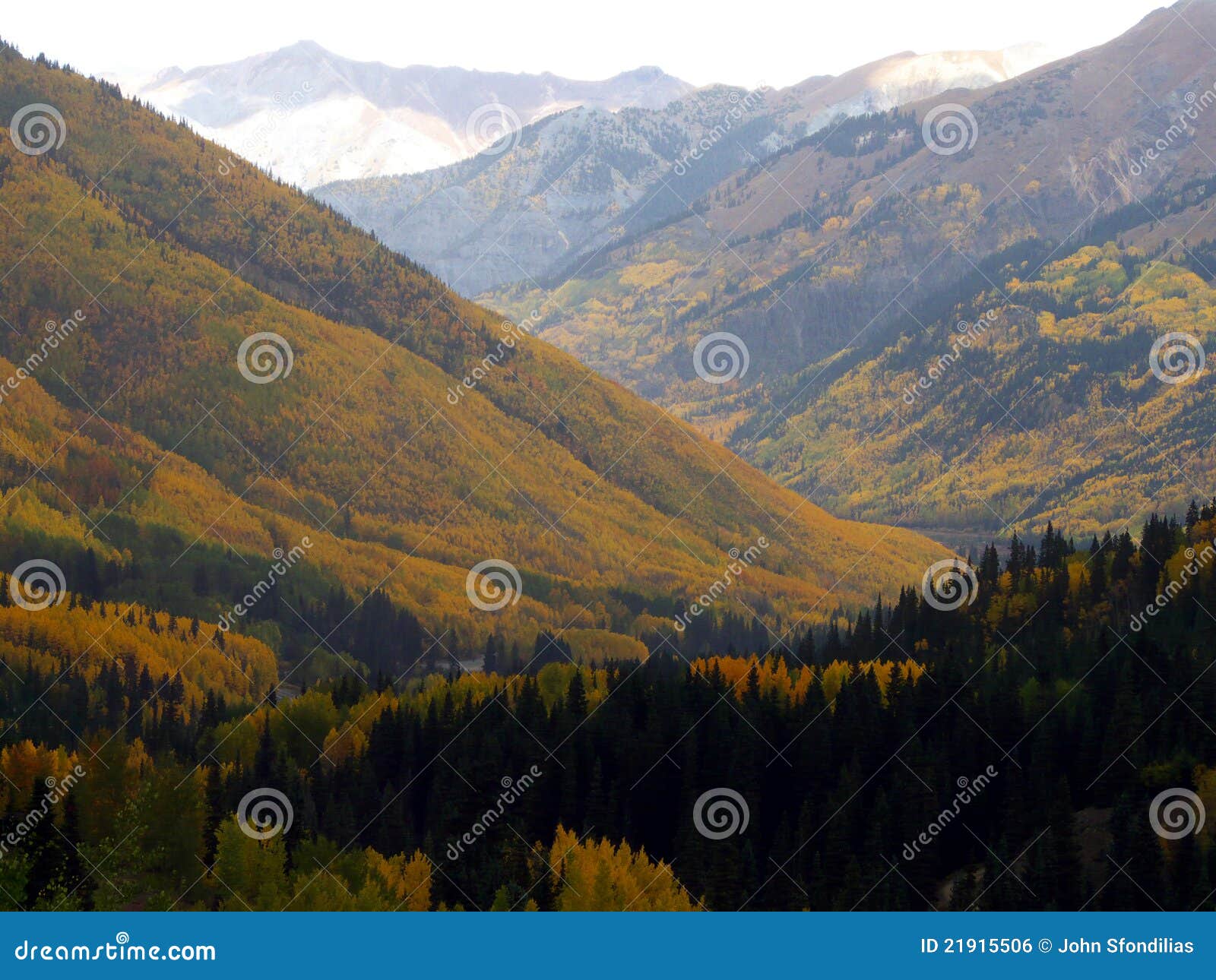 Painted Mountains stock photo. Image of mountains, fall - 21915506