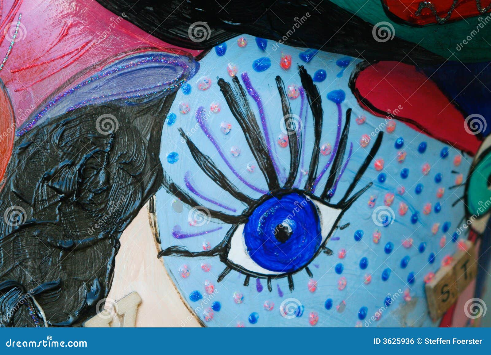 Painted Pig On Parade, Seattle Picture. Image: 3625936