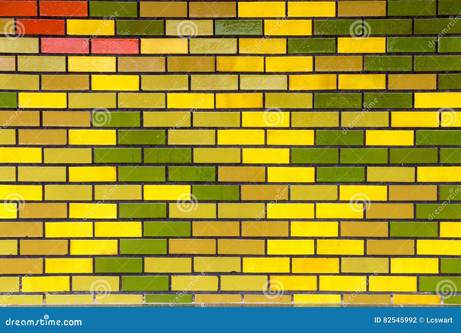 Painted Rectangular Pattern Design and Texture of Brick Wall Stock ...
