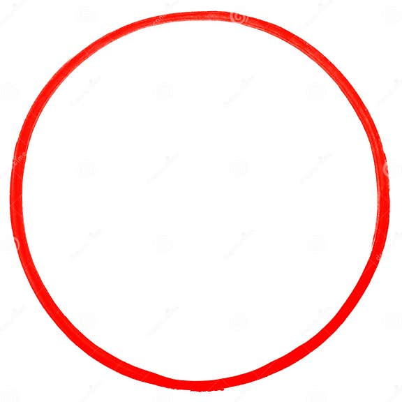Painted red circle stock illustration. Illustration of painted - 125311191