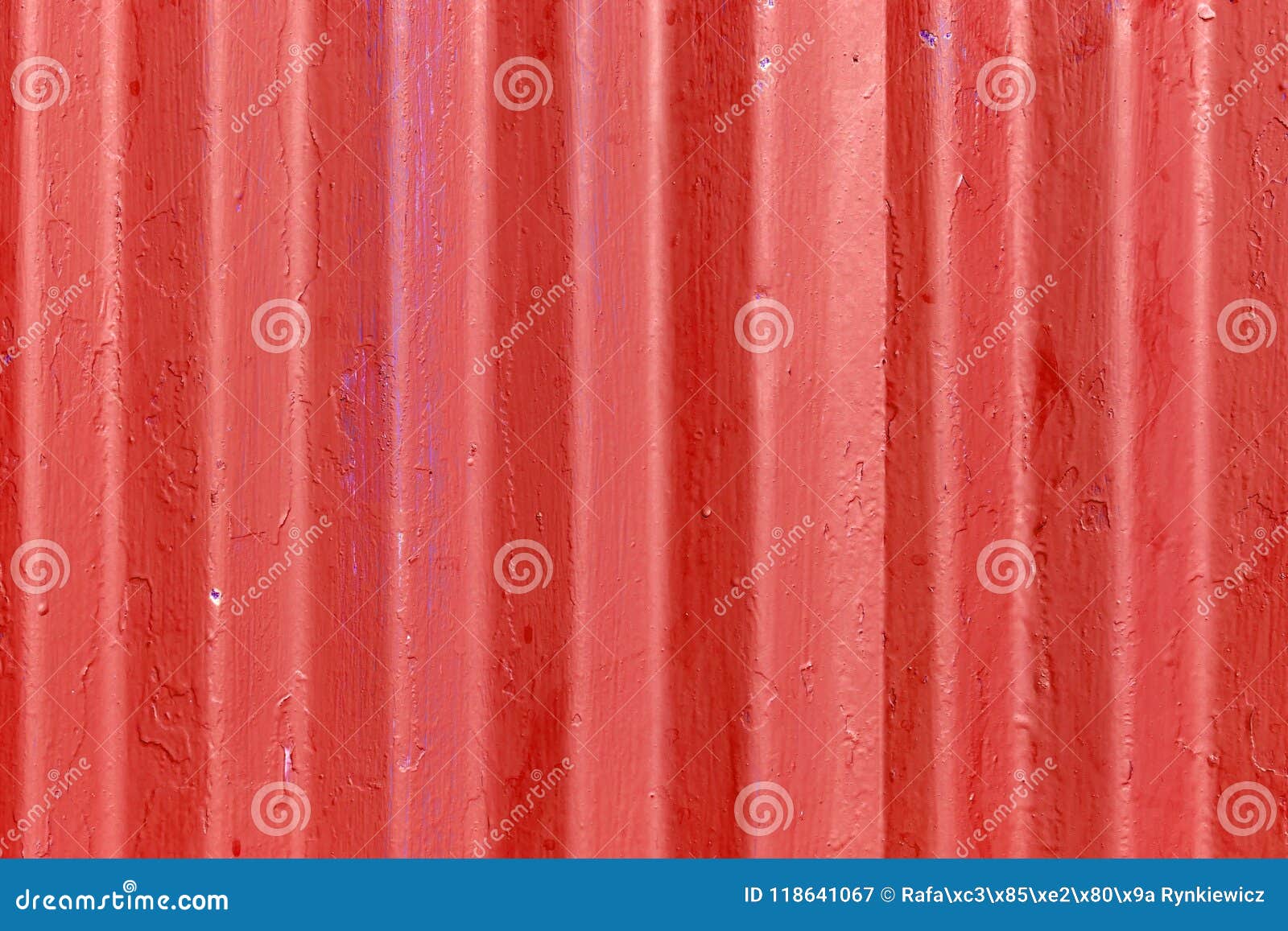Painted Red Metal Wall for Use As a Background Stock Image - Image of ...
