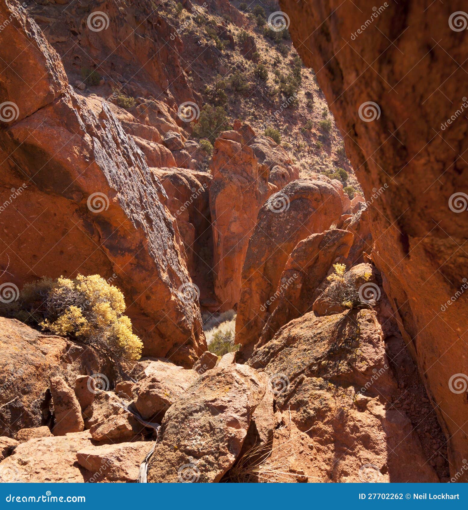 Painted Red Rock Desert stock photo. Image of painted - 27702262
