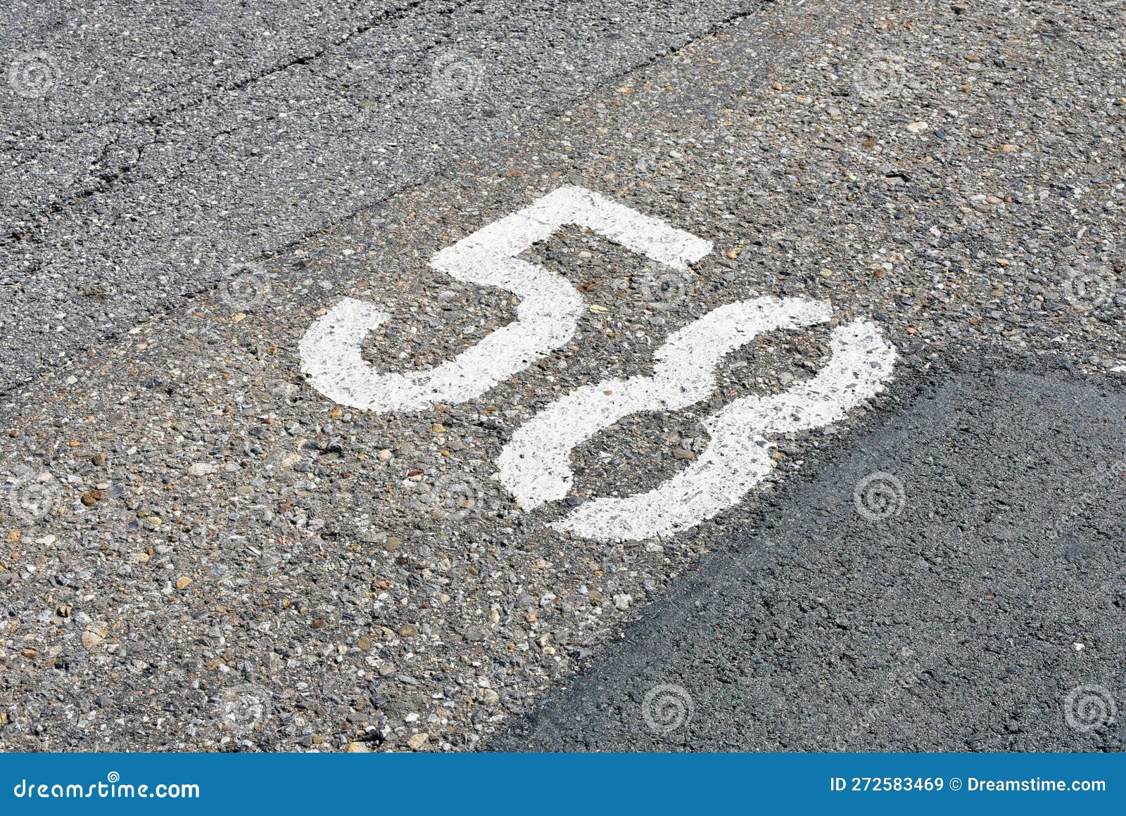 Painted Road Sign on Motorway Stock Image - Image of sign, bike: 272583469