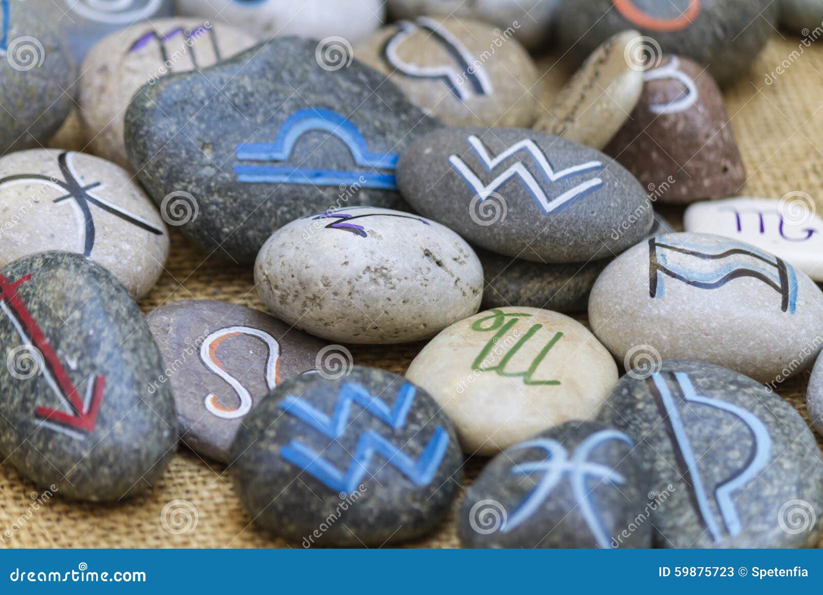 Painted rocks stock image. Image of creation, craft, painted - 59875723