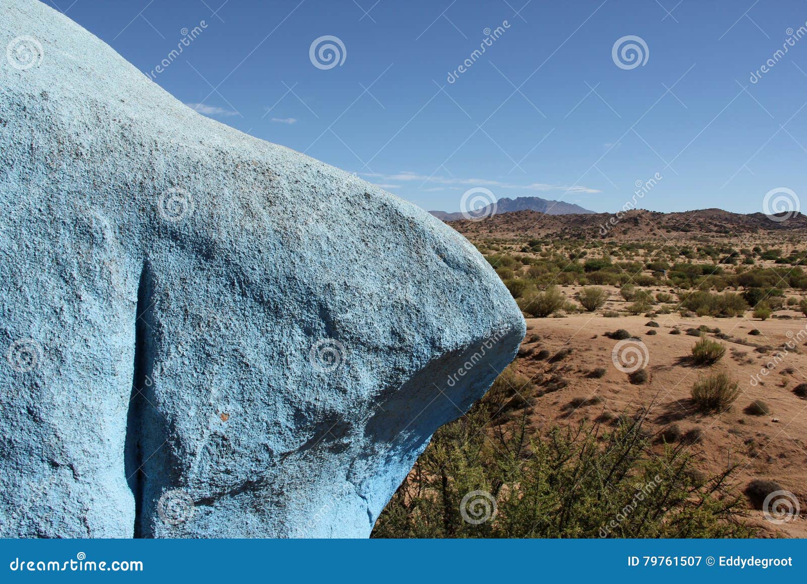 Painted Rocks stock image. Image of stones, morocco, famous - 79761507