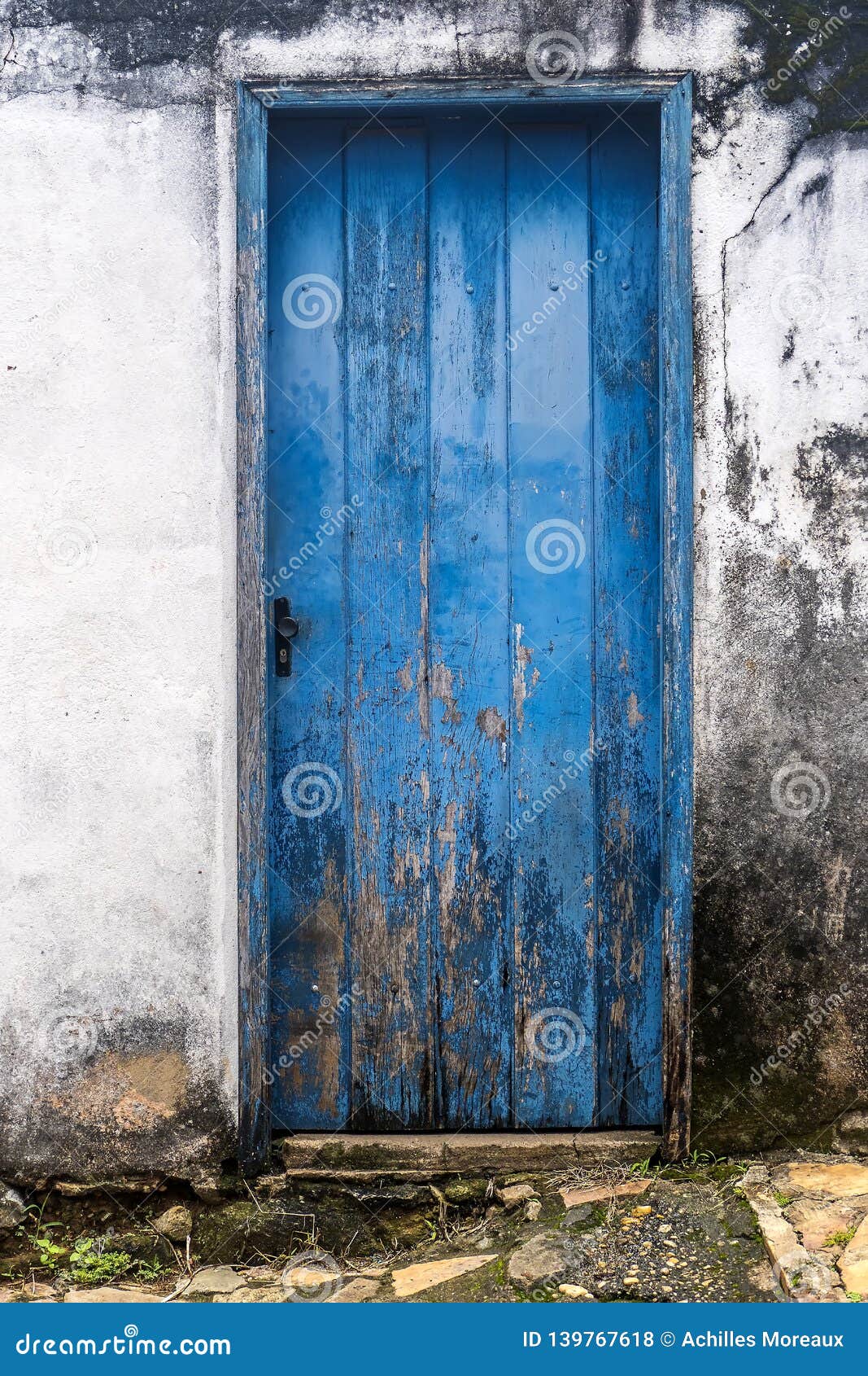 Painted rustic doorway stock photo. Image of color, exterior - 139767618