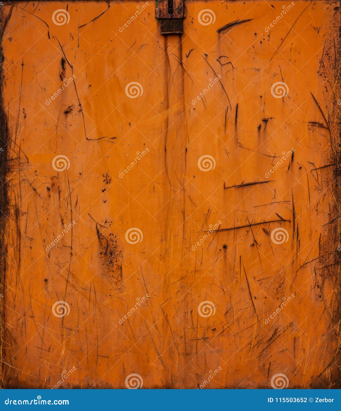Painted rusty sheet metal stock photo. Image of plate - 115503652