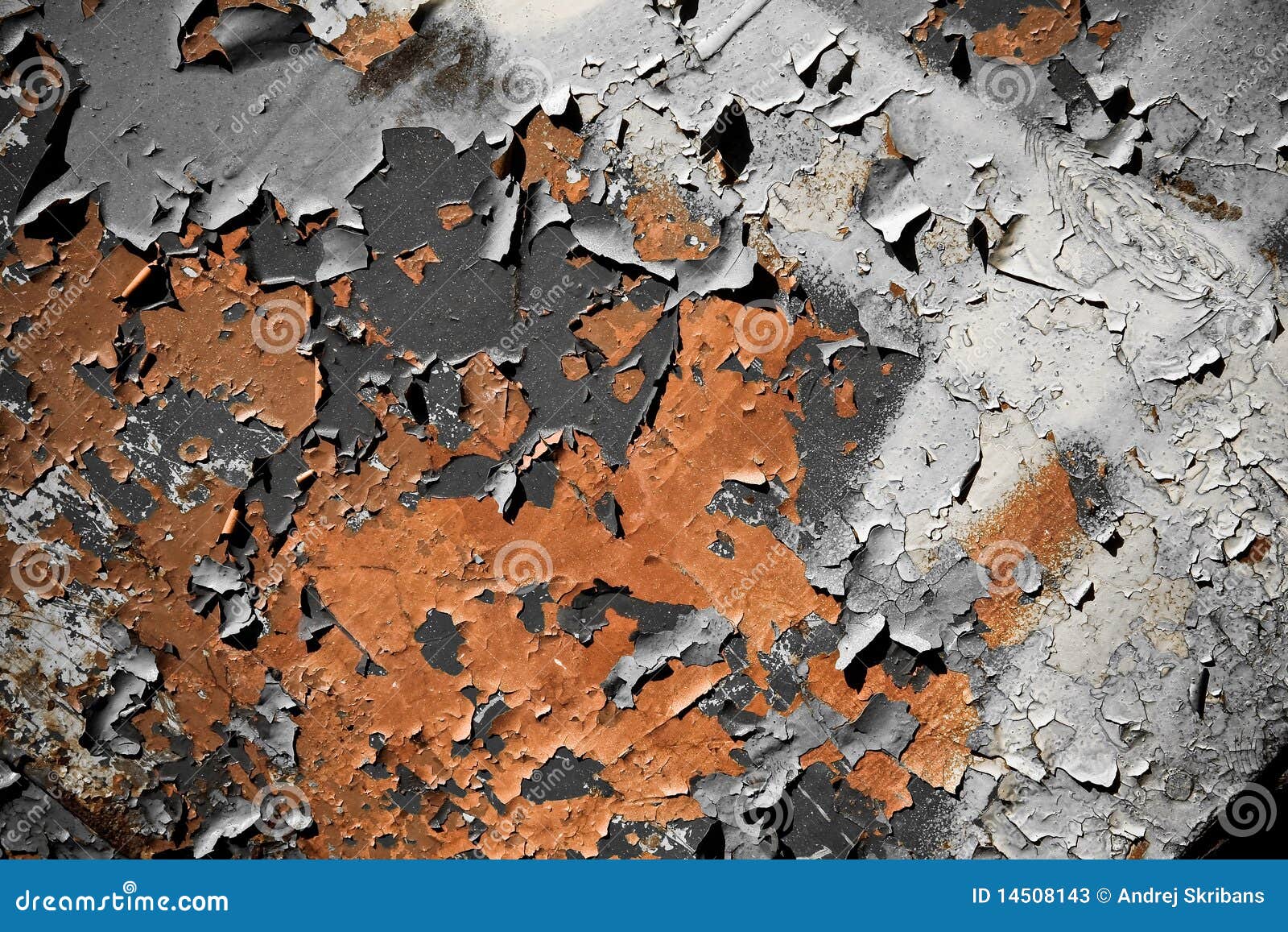 Painted Rusty Surface Texture Stock Image - Image of cracked, peeling ...