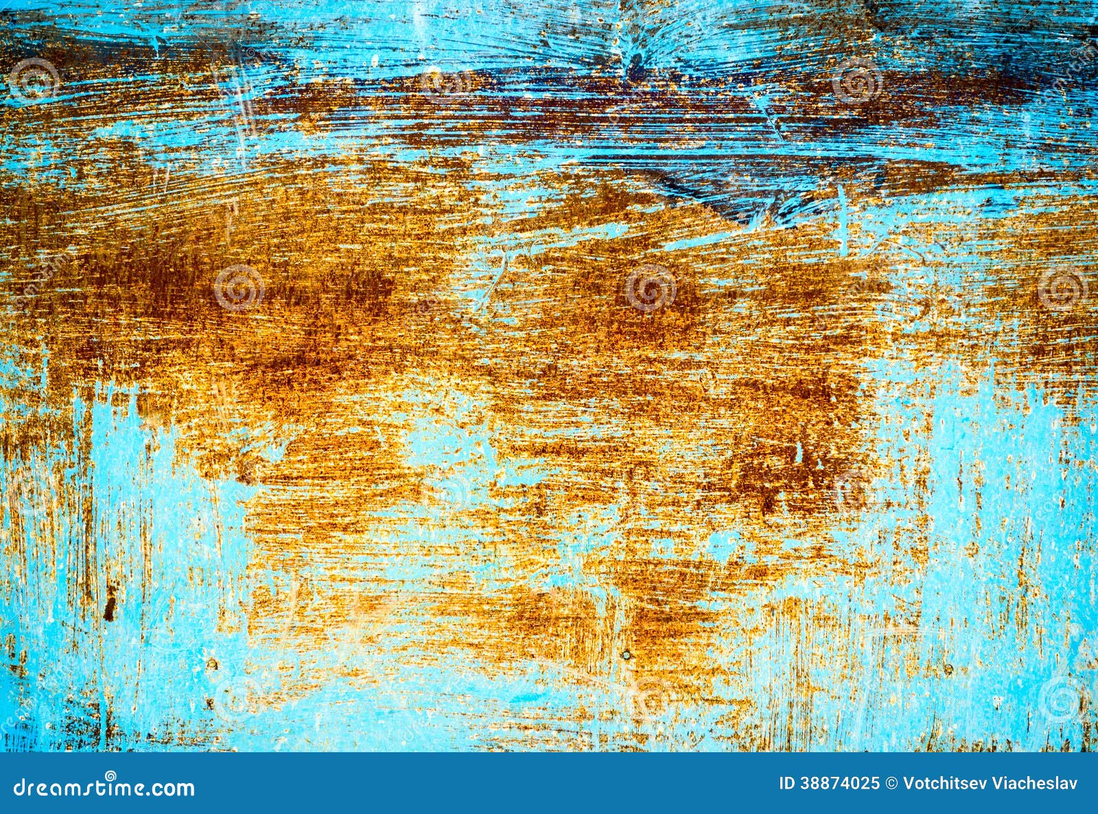 Painted and Scratched Metal Surface Stock Image - Image of abstract ...