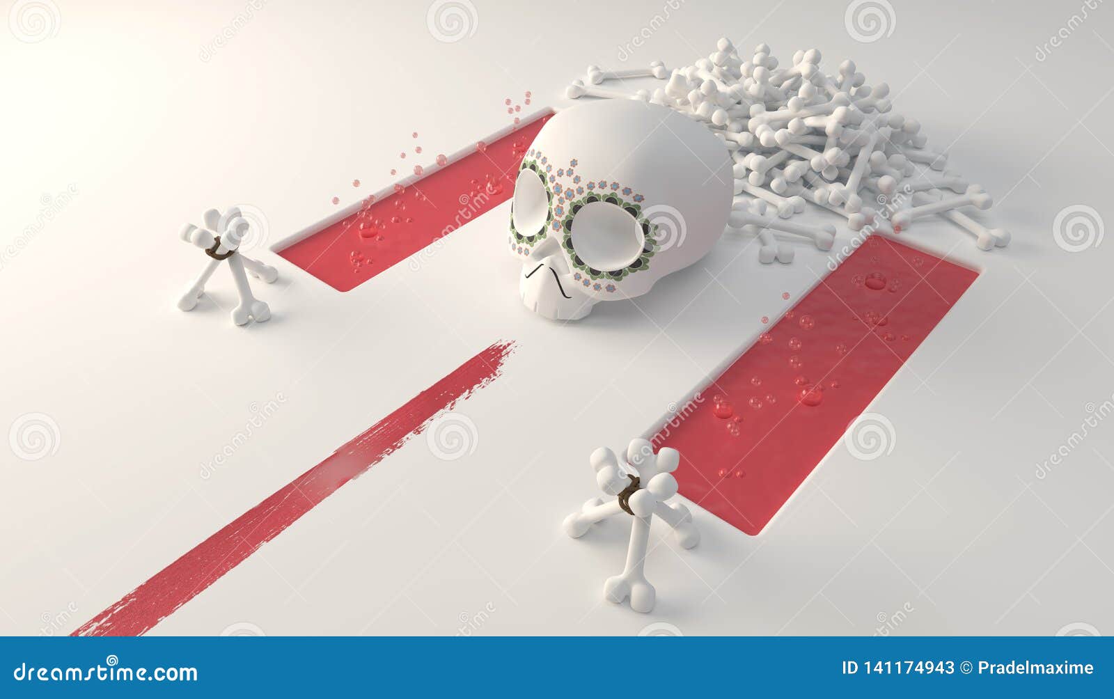 Abstract wallpaper stock illustration. Illustration of bones - 141174943