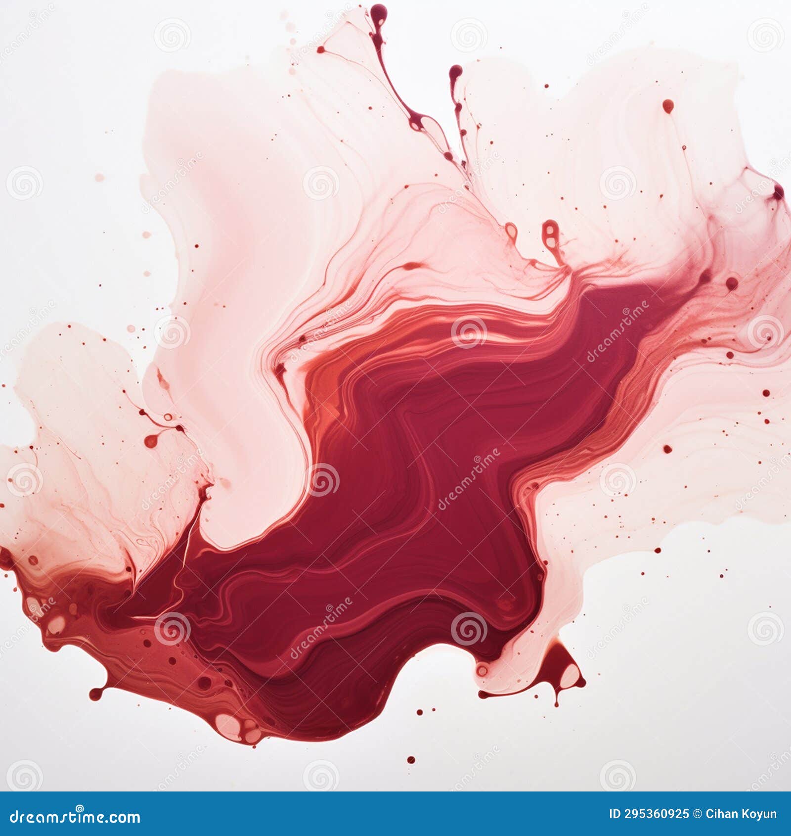 Painted Spatter with Grunge Drip and Abstract Paint Stain Stock ...