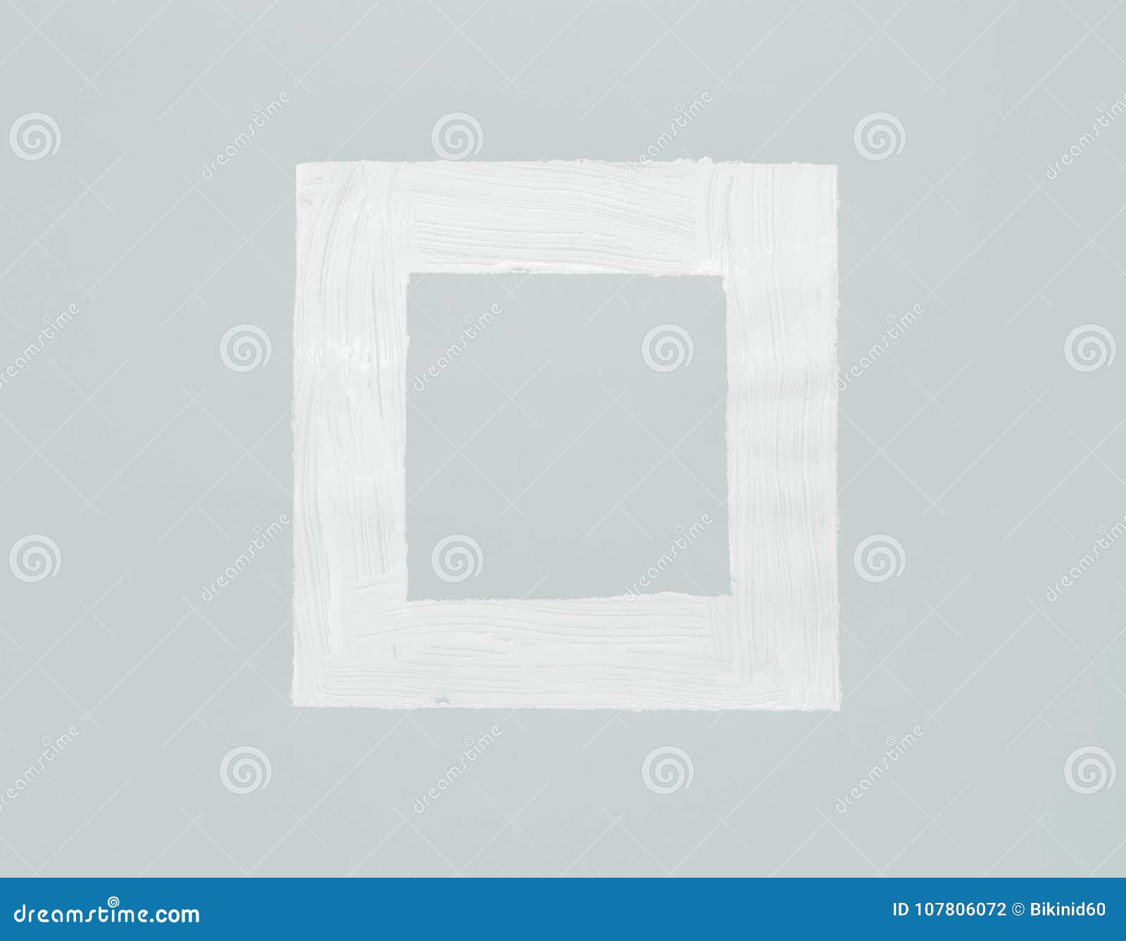 Painted square frame. stock photo. Image of textured - 107806072