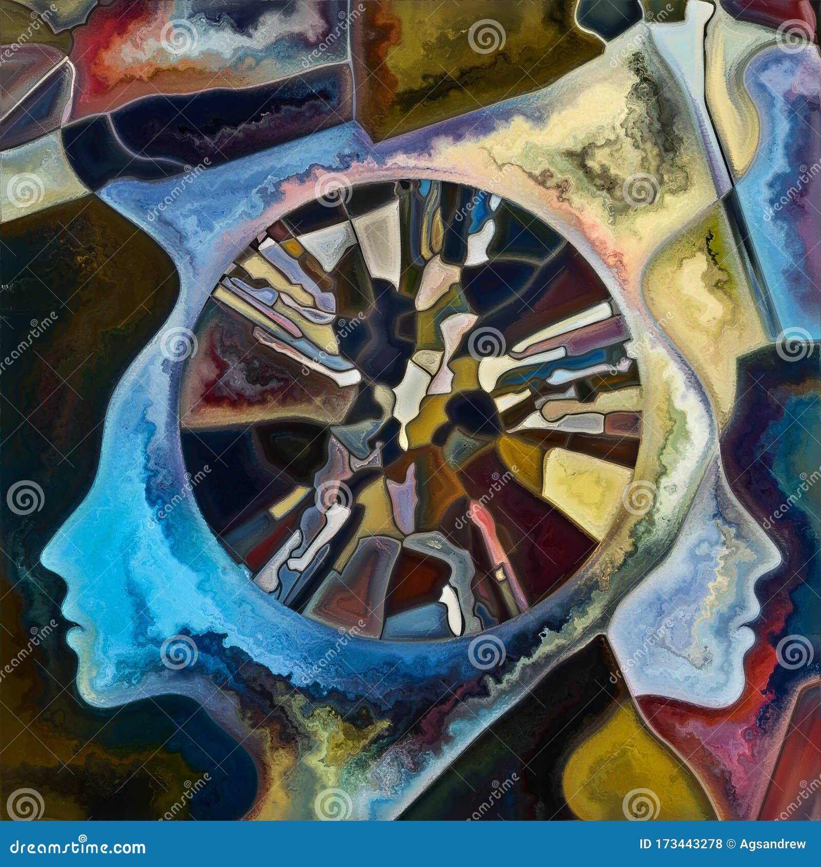 Inner Patterns stock illustration. Illustration of identity - 173443278