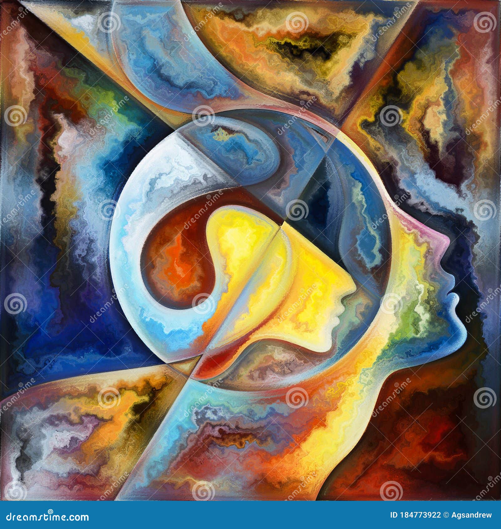 Inner Patterns stock illustration. Illustration of creativity - 184773922