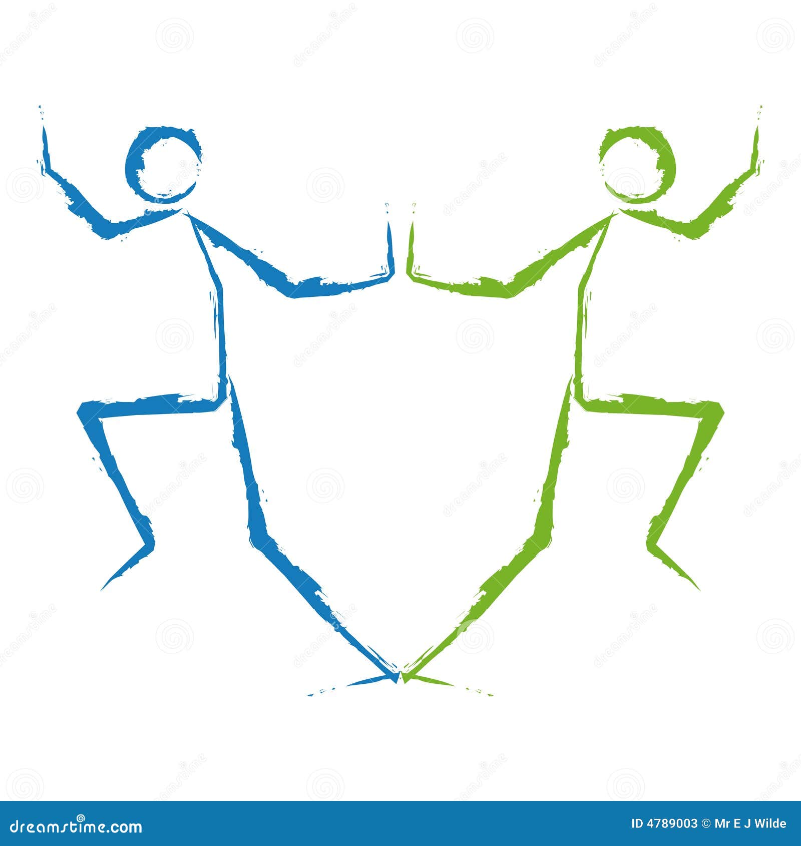 Painted Stick Men Stock Illustrations – 16 Painted Stick Men Stock ...