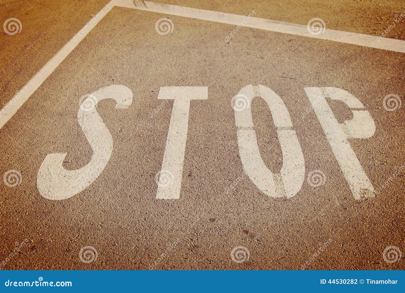 Painted STOP sign stock photo. Image of painted, indication - 44530282