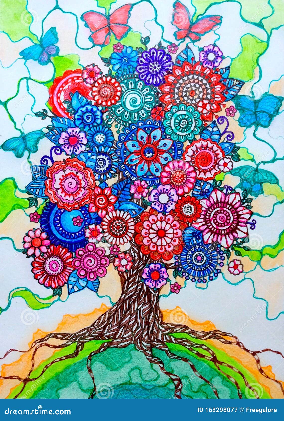Magic Tree and Butterflies Picture Stock Image - Image of magic ... Magic Tree and Butterflies Picture Stock Image - Image of magic ...