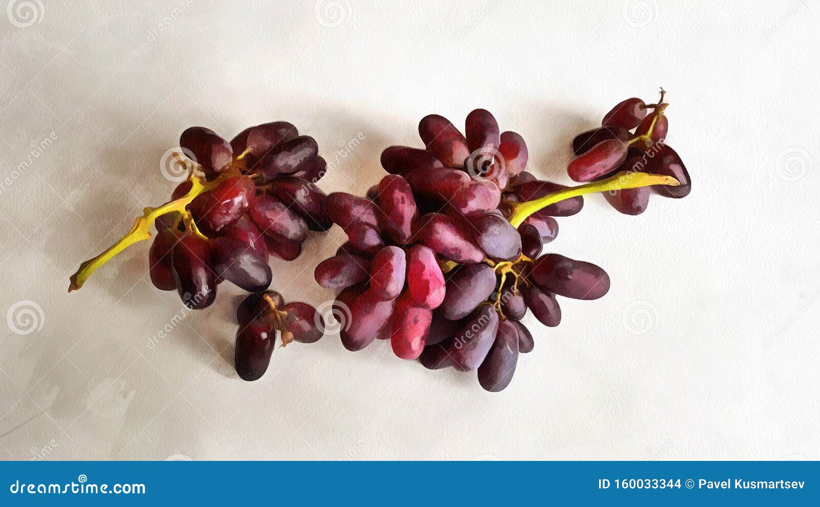 The Painted Vine is a Red Color. Stock Illustration - Illustration of ...