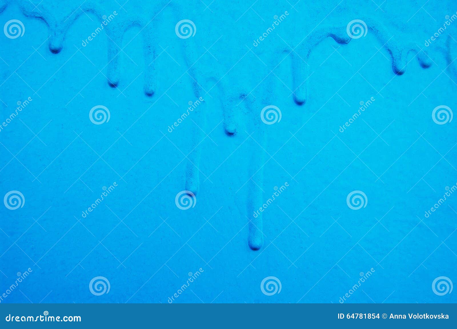 Painted Wall with Paint Drip, Drops, Paint Run Stock Photo - Image of ...