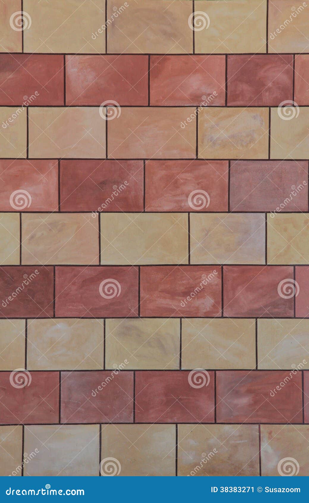 Painted Wall Rectangle Blocks Architectural Background Stock Photos ...
