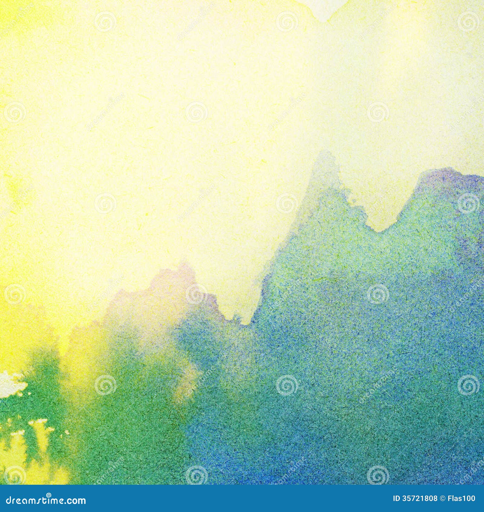 Painted Watercolor, Ink Background Stock Illustration - Illustration of ...