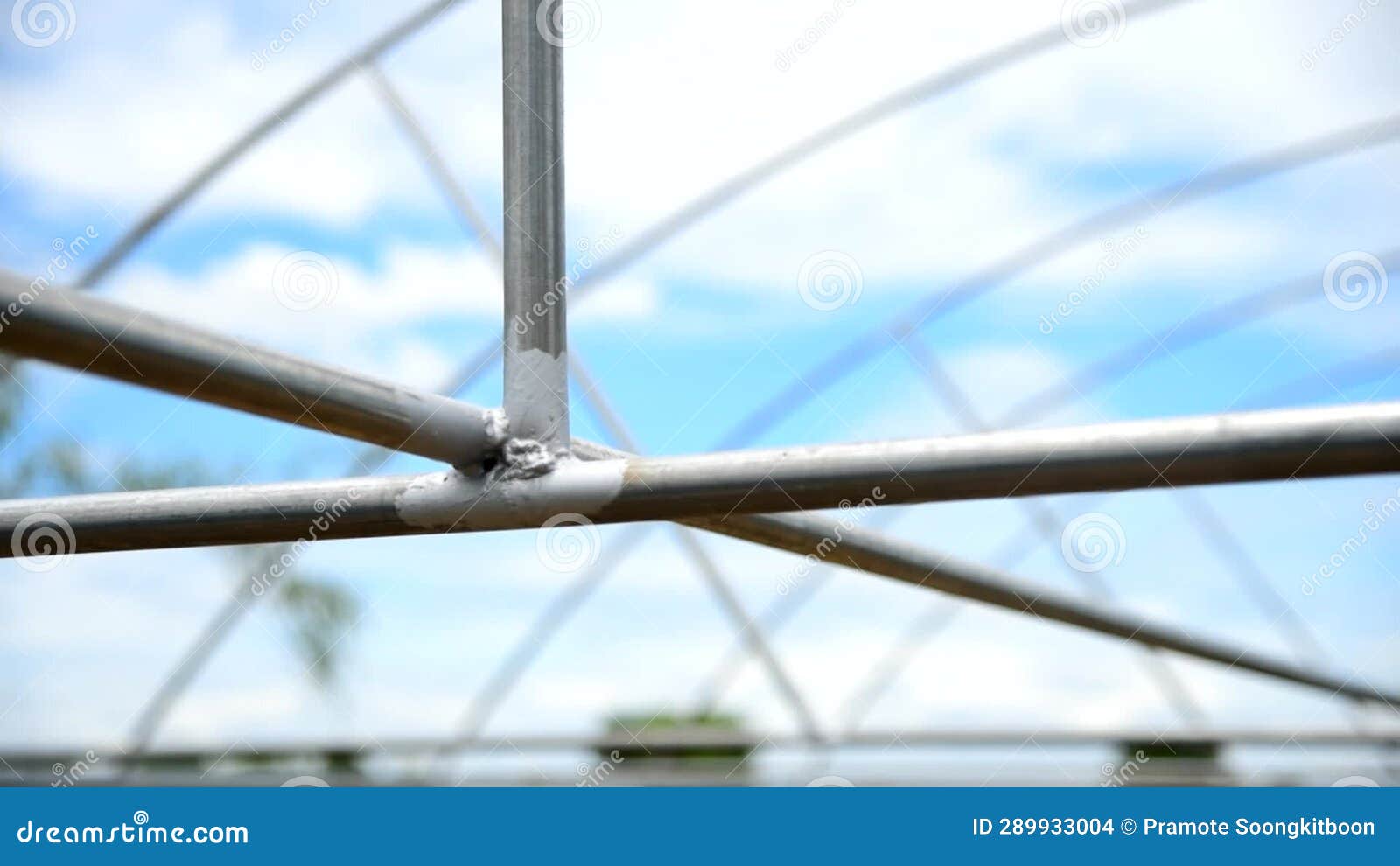 Painted the Weld Pipe Steel for Protect from Rust Stock Footage - Video ...