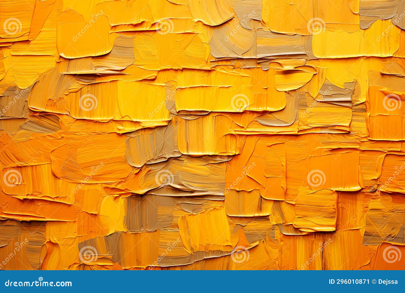 Painted Yellow Abstract Texture, Paint on Canvas and Background Stock ...