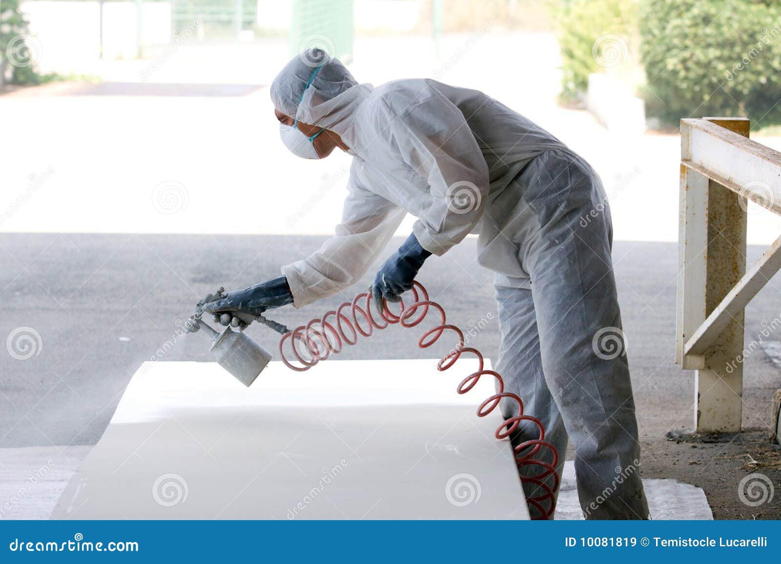 Painter stock image. Image of contractor, improvement - 10081819