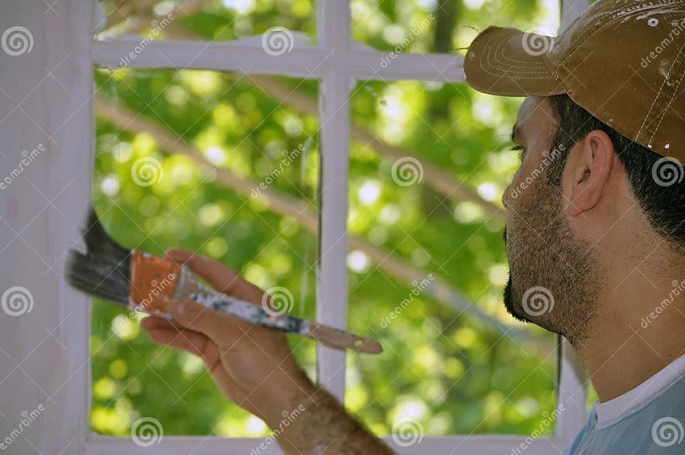 Painter stock photo. Image of renovation, construction - 14665586