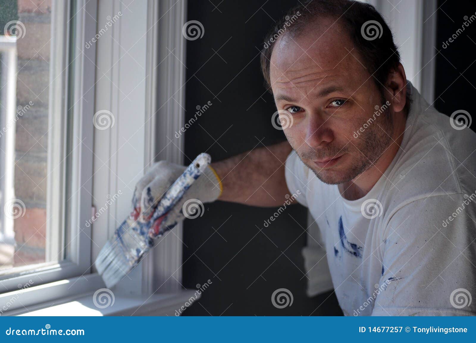 Painter stock image. Image of renovation, color, store - 14677257