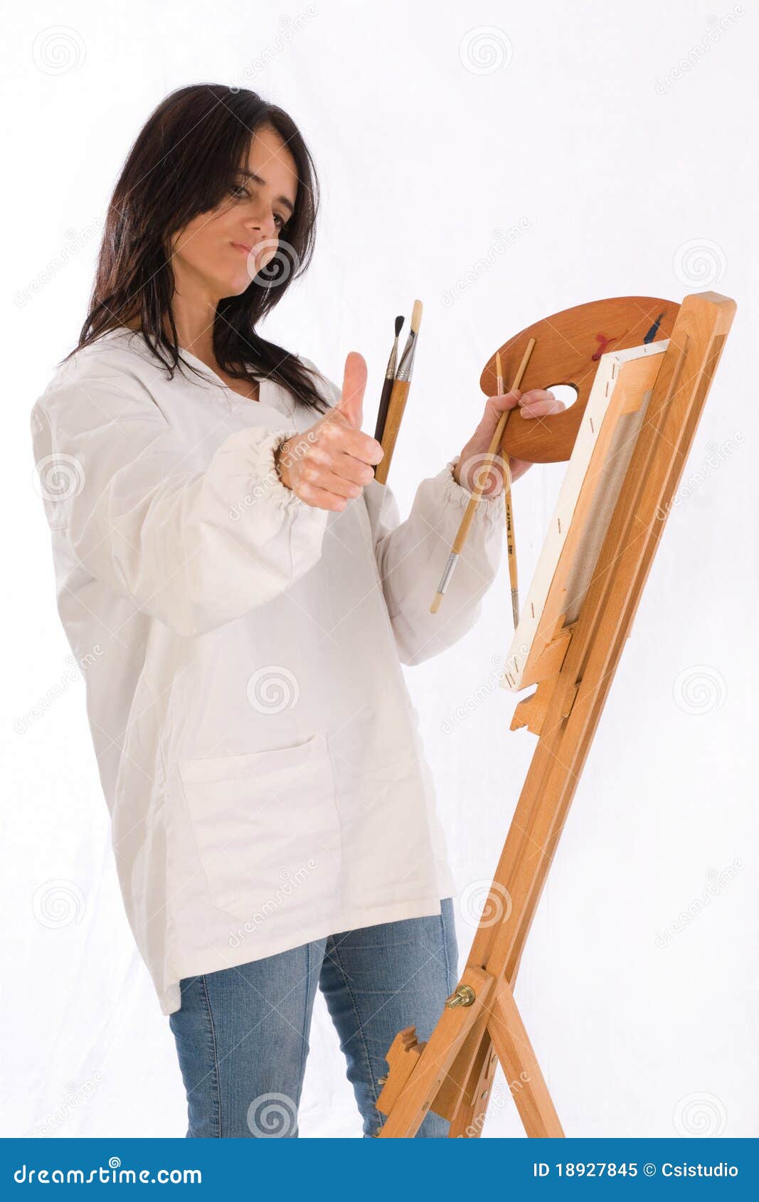 Painter stock image. Image of brush, passion, painting - 18927845