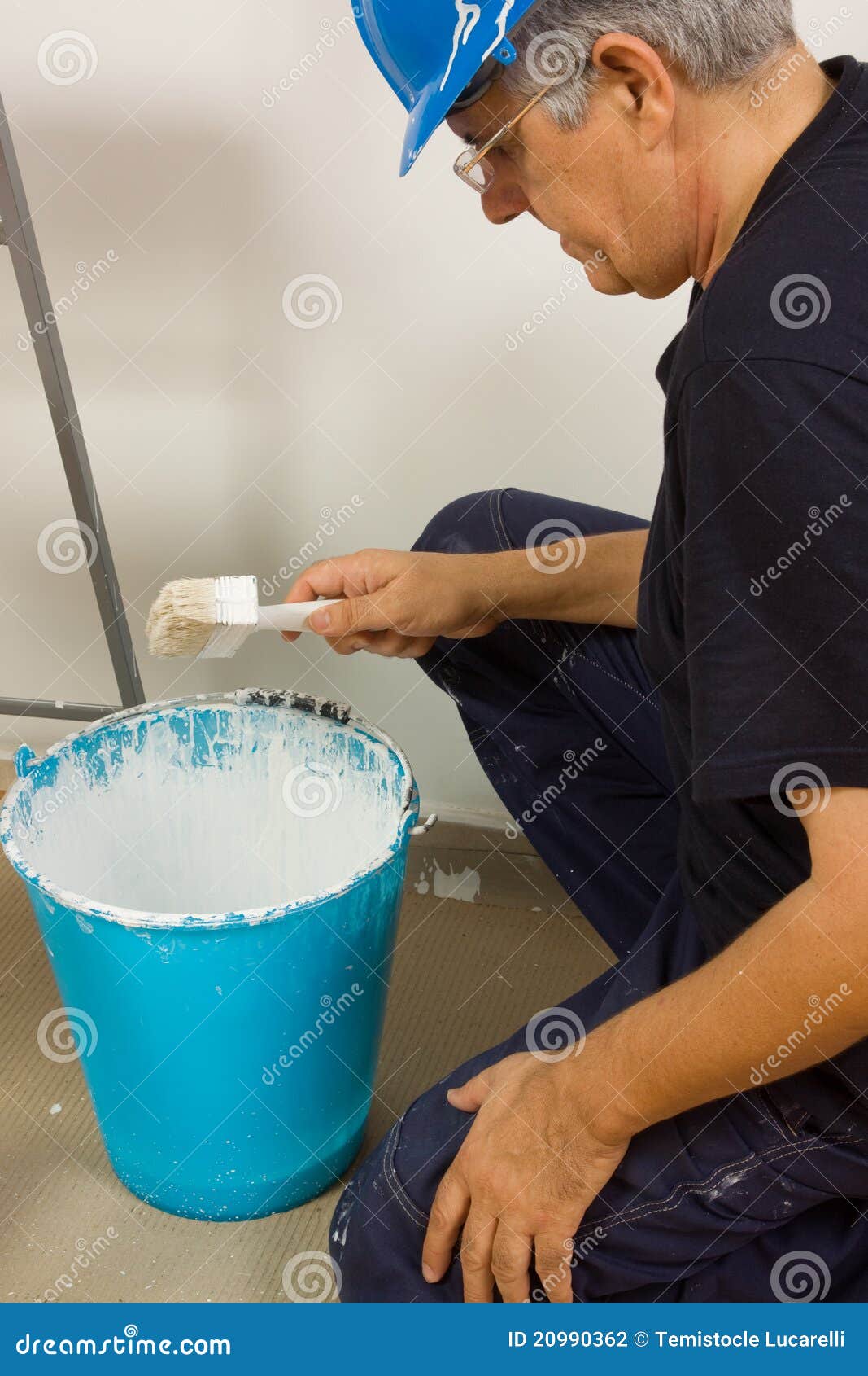 Painter stock photo. Image of home, outdoors, improvemant - 20990362