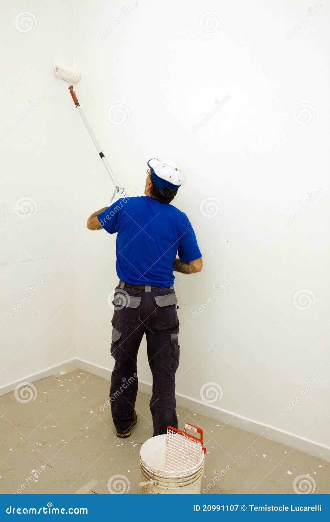 Painter stock image. Image of construction, building - 20991107