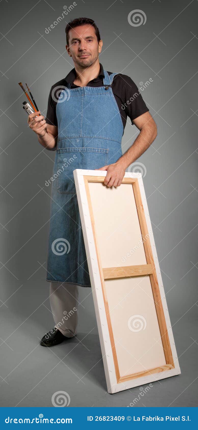 Painter stock image. Image of tube, caucasian, lifestyle - 26823409